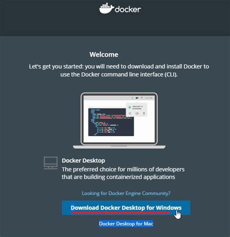 Docker For Window With Subsystem For Linux WSL Gcore