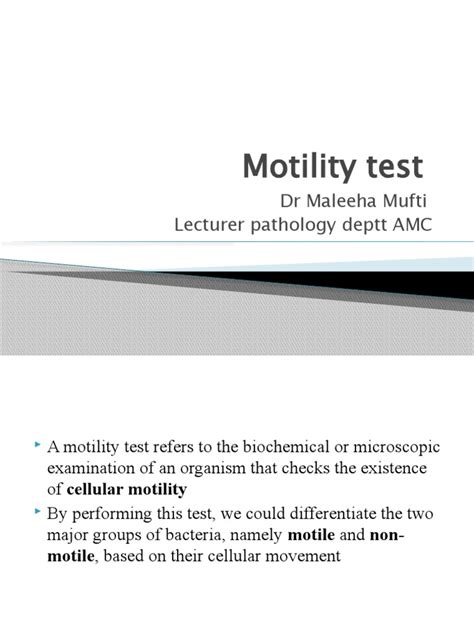 Motility Test Pdf Bacteria Prokaryote