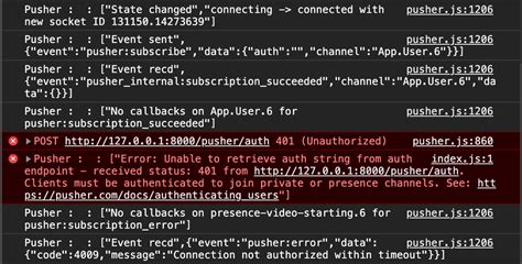 Reactjs Pusher Js Subscribing And Pushing To Channel From React Client Not Working Stack
