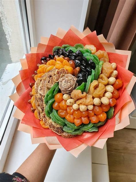 Букет из сухофруктов Вихрь Dry Fruits Съедобные композиции Сухофрукты Еда заранее