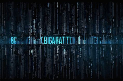 Premium Photo Technology Background Big Data Concept Binary Computer