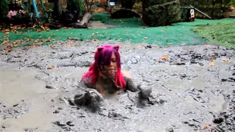 Mud Bunny Trying Petplay
