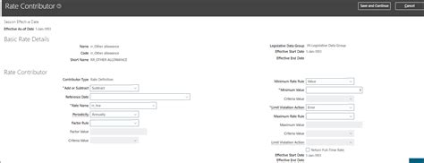 Setting Up A Rates Based Salary Basis Oracle Hcm Cloud