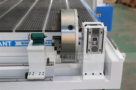 3 Axis CNC Router With ATC Spindle And Front Lathe For Wood Furniture Blue Elephant CNC Blue