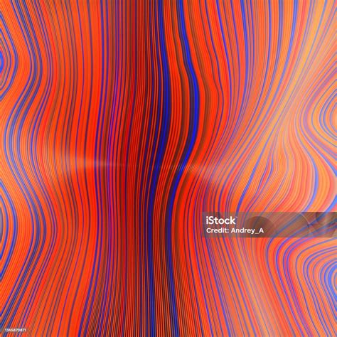 물결 모양의 떠다니는 여러 가지 색상의 선의 배경 추상 파문 기하학적 모양 디지털 일러스트를 렌더링하는 3d 0명에 대한 스톡 사진 및 기타 이미지 Istock