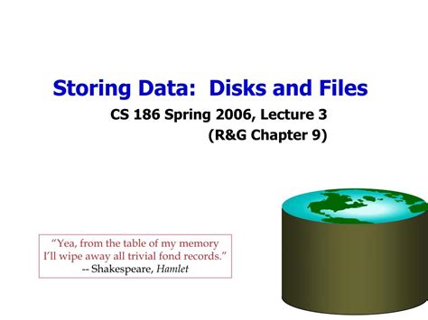 Ppt Storing Data Disks And Files Powerpoint Presentation Free