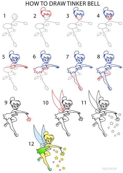 Tinkerbell And Friends Drawing At GetDrawings Free Download