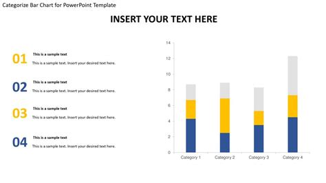 Categorize Bar Chart For Powerpoint Template Slidevilla