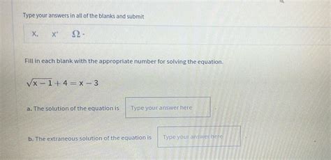 [answered] type your answers in all of the blanks and submit x q fill