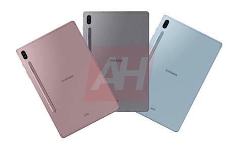Samsung Galaxy Tab S6 Renders Leak Show Off Weird S Pen Placement