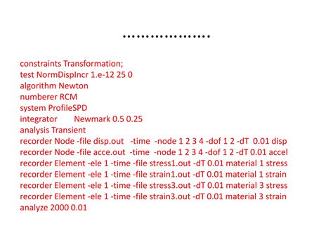 Opensees Dynamicanalysis Pdf