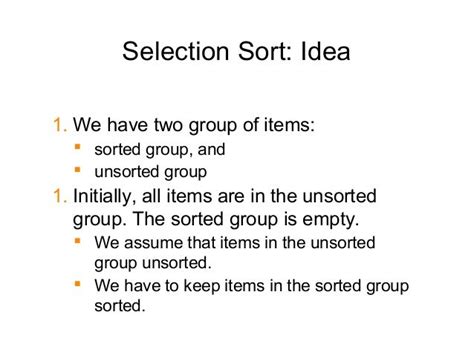 3 4 selection sort
