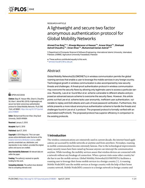 Pdf A Lightweight And Secure Two Factor Anonymous Authentication