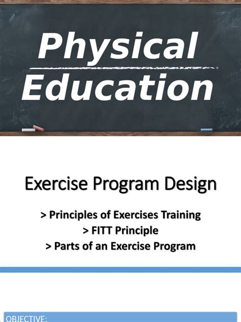 L2 Exercise Program Design Pdf