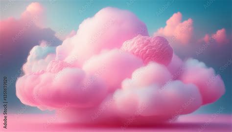 Pastel Pink Fog Surrounds A Cotton Candy Cloud Cotton Candy Dreamy