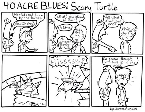 18 Scary Turtle Serena The Cartoonist