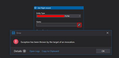 Error Using ‘query Entity Records From Data Service Data Service