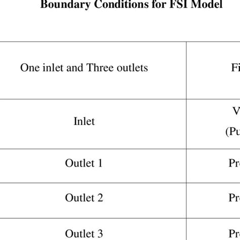Boundary Conditions For Fsi Model Download Scientific Diagram