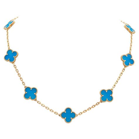 Van Cleef And Arpels Vintage Alhambra Necklace 1stdibs