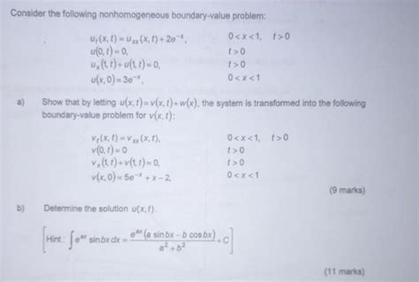 Solved Partial Differential Equation Non Homogeneous