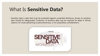 Sensitive Data PPTX