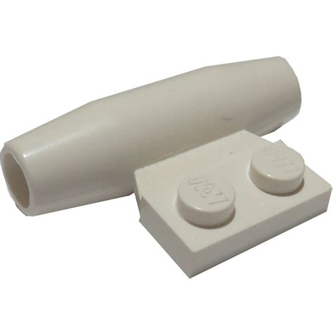 Lego White Small Smooth Engine With 1 X 2 Side Plate With Axle Holders 3475 Brick Owl