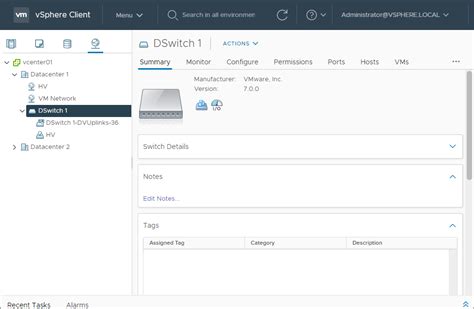 Vcenter 7 — создаём Distributed Switch Internet