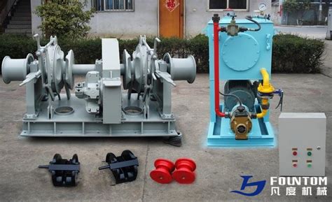 Hydraulic Double Gypsy Anchor Windlass For Shipbuilders Fountom Marine