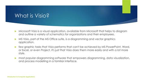 SOLUTION Ms Visio Introduction Ui And Categories Studypool