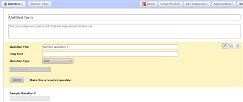Blogger Buster Create A Contact Form With Google Docs