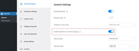 Show Woocommerce Deposits Option Based On Cart Amount Acowebs