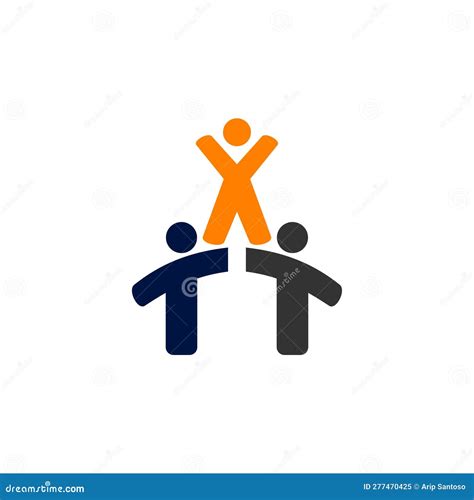 Unity Logo Template Icon Illustration Brand Identity Isolated And