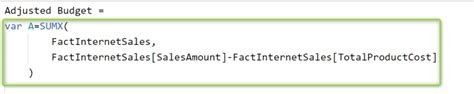 dax variables better readability consistency and performance in