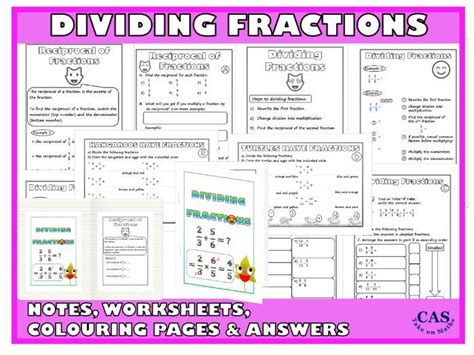 Fractions Bundle Adding Subtracting Multiplying And Dividing Fractions Teaching Resources