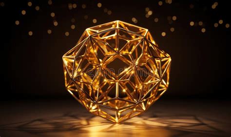 Behold The Captivating Spectacle Of A Glowing Dodecahedron Crafted From