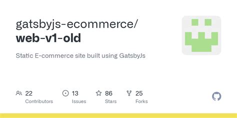 github gatsbyjs ecommerce web v1 old static e commerce site built