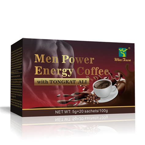 Men Power Energy Coffee With Tongkat Ali Instant Coffee For Sexual E