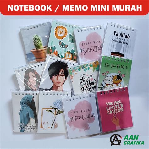 Jual Notebook Mini Memo Mini Cute MURAH Shopee Indonesia