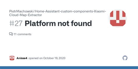 Platform Not Found · Issue 27 · Piotrmachowskihome Assistant Custom Components Xiaomi Cloud