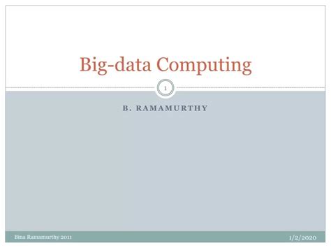 Ppt Big Data Computing Solutions In A Data Deluge Era Powerpoint