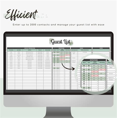 Ultimate Event Planning Template For Google Sheets Automated Etsy
