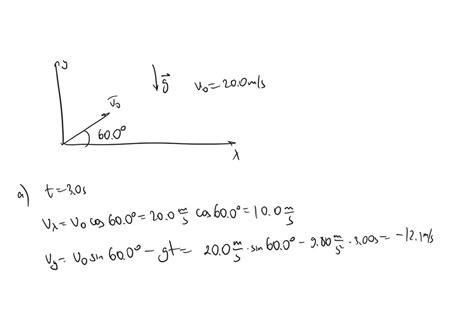 solved an arrow is shot into the air at an angle of 60 0 ∘ above the