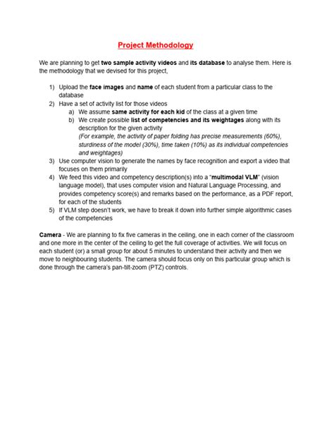Project Methodology Pdf