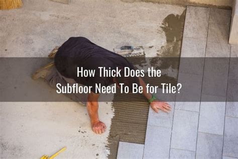 can my floor support tile ready to diy