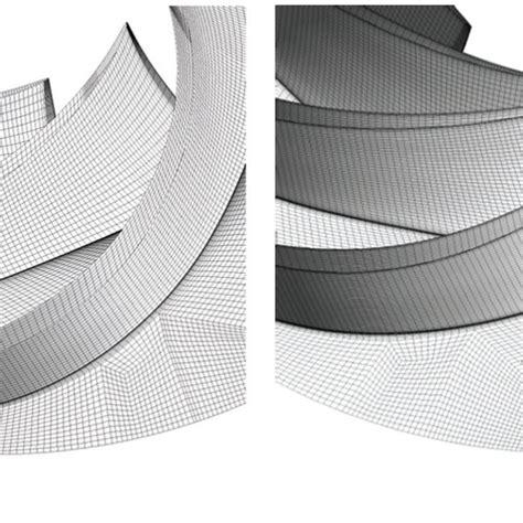 Meshes For Different Number Of The Nodes A 45 Million And B 8