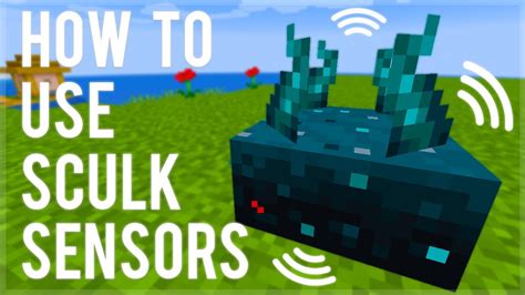 How To Use Sculk Sensors In Minecraft 1 17 Caves And Cliffs Update Simple Guide Youtube