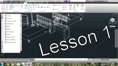 Autocad Architecture Tutorial For Beginners 1 Youtube