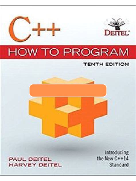 Testbank For C How To Program Early Objects Version 10th Edition Pdf