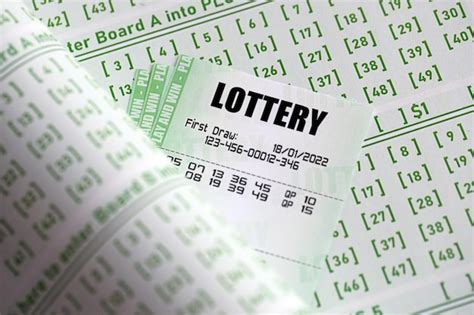 premium photo green lottery tickets and blank bills with numbers for