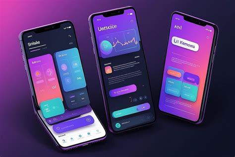 premium photo mobile ui ux concept illustration